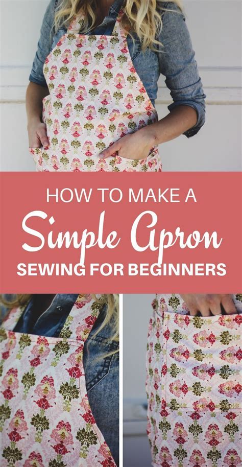 Wie Erstelle Ich Eine Schürze Nähen Beginner Sewing Projects Easy Apron Sewing Pattern