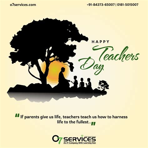 O7 Services It Company On Linkedin Teachersday Teachersday2023 O7services O7service