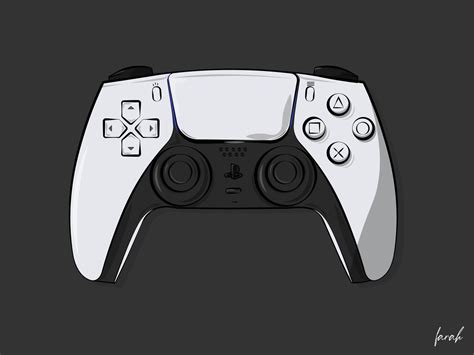 Playstation PS5 Controller Game Controller Art Playstation Easy Drawings