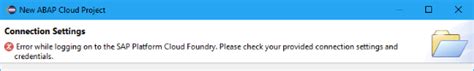 Re Error Validation In Trial ABAP Cloud Project C SAP Community