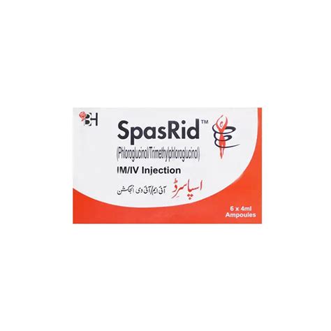 Spasrid 4ml Injection Antispasmodic For Pain Relief Dermapk