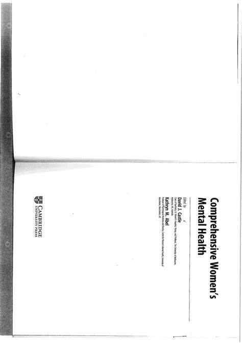 PDF Borderline Personality Disorder Sex Differences