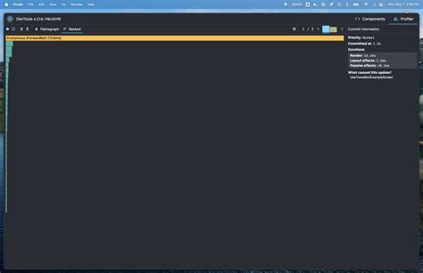 Not Seeing Benefits Of Starttransition Compared To Web · Reactwg React