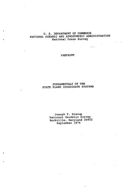 Pdf Fundamentals Of The State Plane Coordinate Systems Dokumen Tips