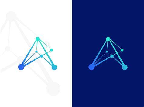 Letter Mark Nodes Network Design