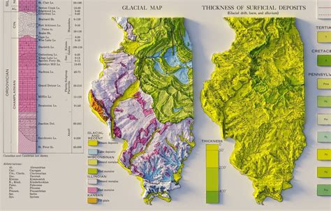 Map Of Different Landforms And Physical Features