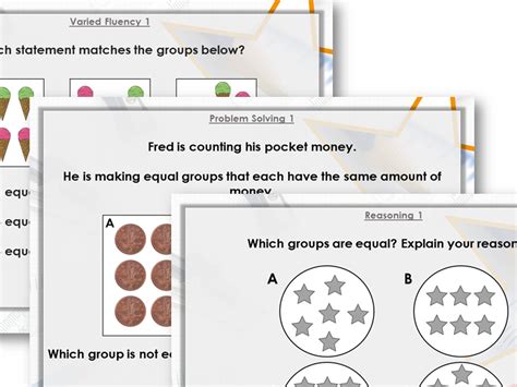 Year 2 Maths Recognise Equal Groups Lesson Autumn Block 4 By Classroom Secrets Teaching
