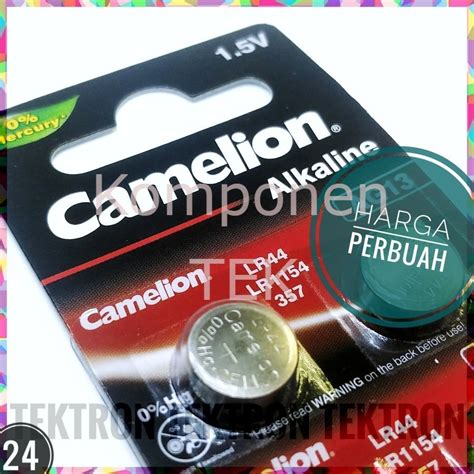 Jual Battery Lithium Lr44 Batre Jam Termometer Timer Stopwatch Jangka