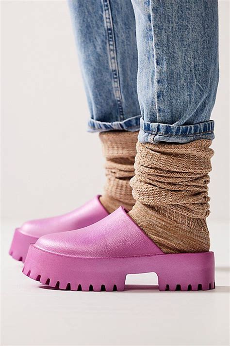 Metallic Bae Platform Mules Upcoming Fashion Trends Platform Mules