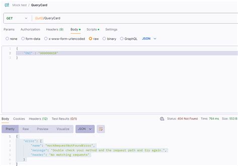 Mock Server Always Returning Mockrequestnotfounderror Help Hub Postman Community