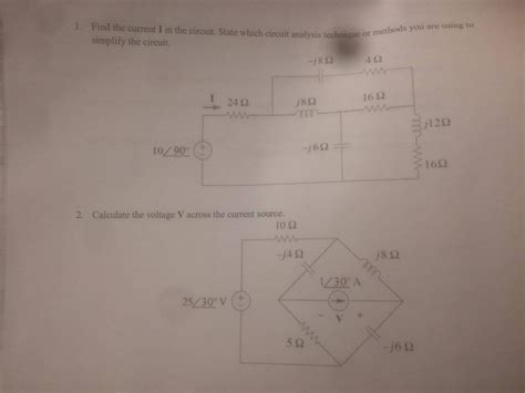 Solved Find The Current I In The Circuit State Which