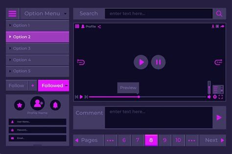 Free Vector Flat Ui Ux Elements Collection