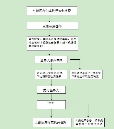 安全生产监督检查流程图 宁国市人民政府