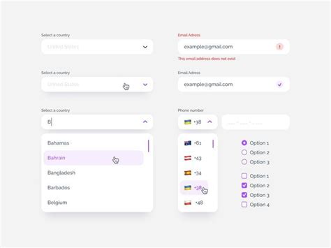 form elements web design user interface form design web ui design