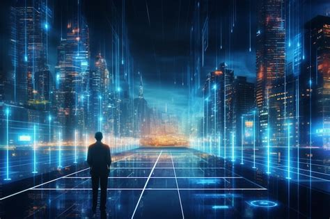 Premium Ai Image Digital Data Technology Concept