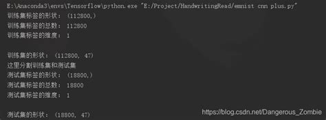 Tensorflow读取与训练emnist数据集 复现alexnetemnist数据集标签表示的是什么 Csdn博客
