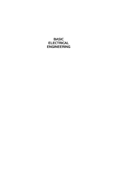 Solution Basic Electrical Engineering Studypool