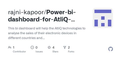 Releases · Rajni Kapoorpower Bi Dashboard For Atliq Technologies · Github