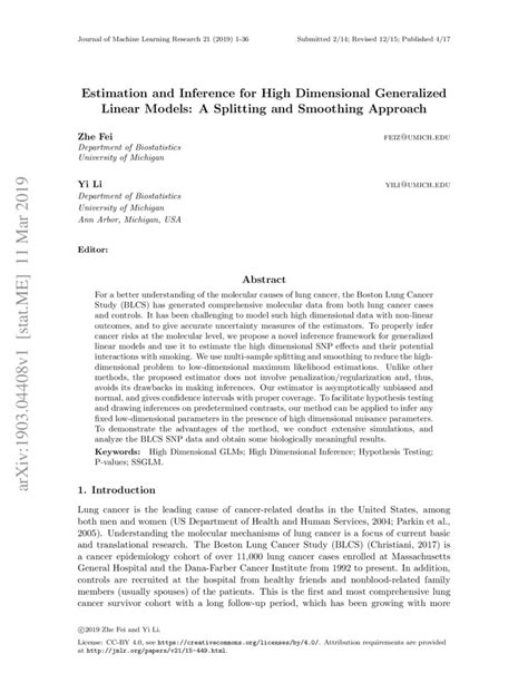Estimation And Inference For High Dimensional Generalized Linear Models A Splitting And
