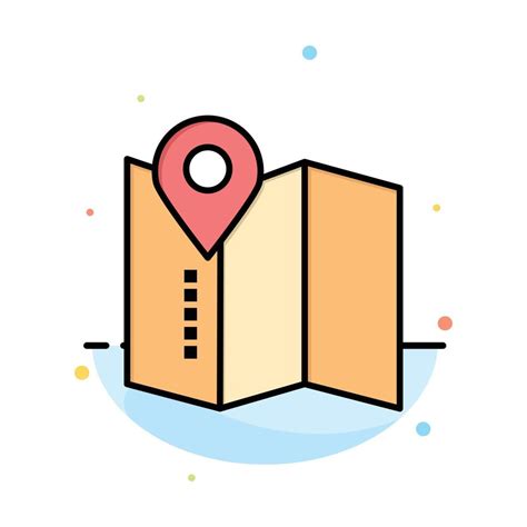 Location Map Service Pin Abstract Flat Color Icon Template 13136762 Vector Art At Vecteezy