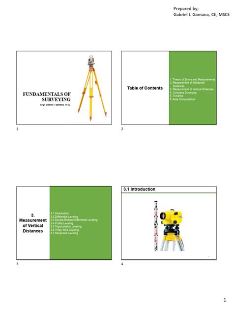 Fundamentals Of Surveying Chapter 3 Pdf Surveying Applied And Interdisciplinary Physics