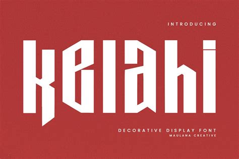 Kelahi Decorative Display Font