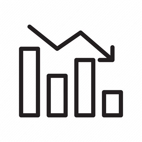 Chart Decrease Down Graph Statistics Icon Download On Iconfinder