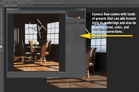 using photoshop s camera raw to edit 32 bit hdr images rendernode