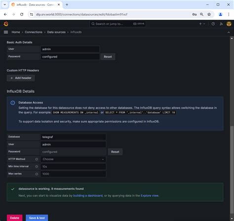 ubuntu 24 04 influxdb visualize with grafana server world