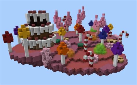 Skyblock Fantasy Map Maps Minecraft Bedrock