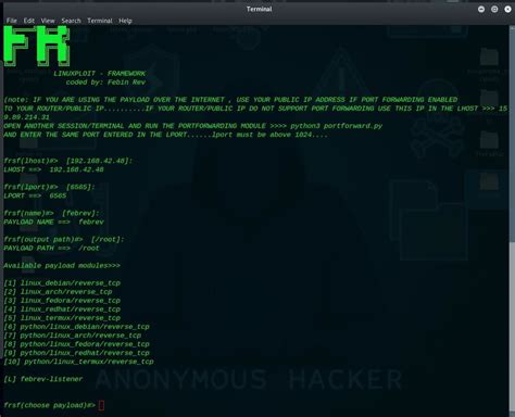 Hacking Linux Systems By Linux Using Febrev Linuxploit Framework Hack The Hacker Null