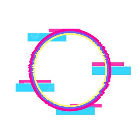 Nice Border Clipart Png Images Nice Border Glitch With Circle Shape