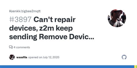 Zigbee2mqtt Remove Device