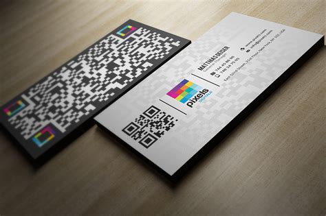 Qr Code Business Card ~ Business Card Templates On Creative Market
