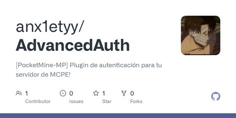 Github Anx1etyyadvancedauth Pocketmine Mp Plugin De Autenticación