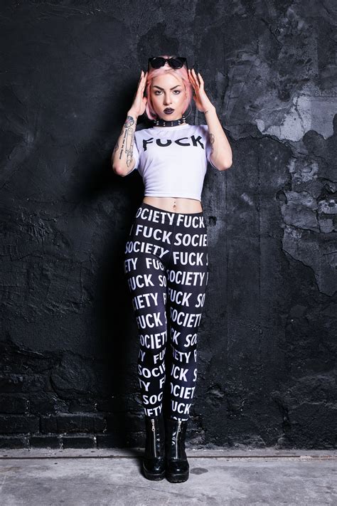 Fuck Leggings Plus Size Printed Leggings Festival Leggings Etsy