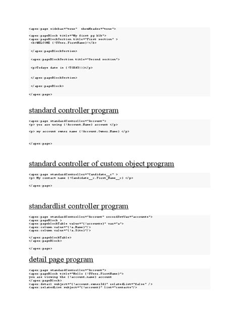 Standard Controller Program Pdf Cascading Style Sheets Web