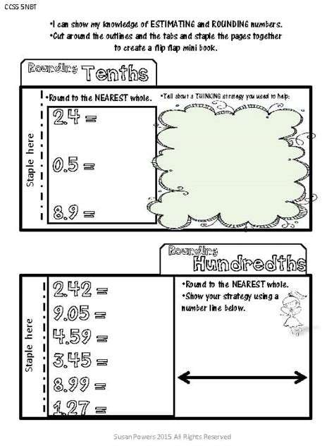Ib Pyp Decimal Fractions Assessment Flip Book Activity By Susan Powers