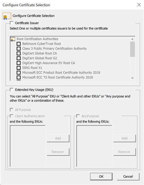 Configure Eap Profiles And Settings In Windows Microsoft Learn