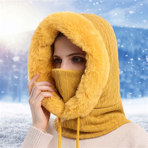 Gzwyht Trapper Hatswinter Hats Women Winter Outdoor Riding Headgear