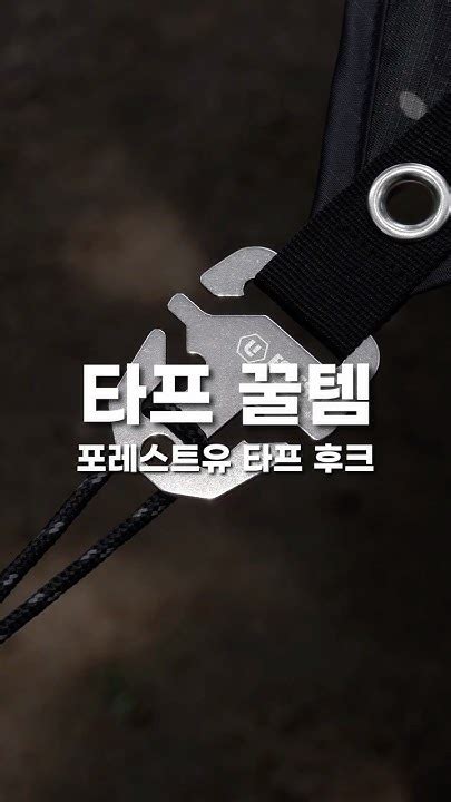 포레스트유 타프 후크 타프 필수품 타프 꿀템 Camping Camp 캠핑용품 타프 Outdoors 포레스트유 Shorts Youtube