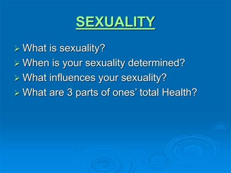 Sexuality And Decision Making Ppt