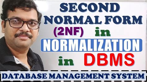 second normal form 2nf in normalization normal forms 1nf 2nf