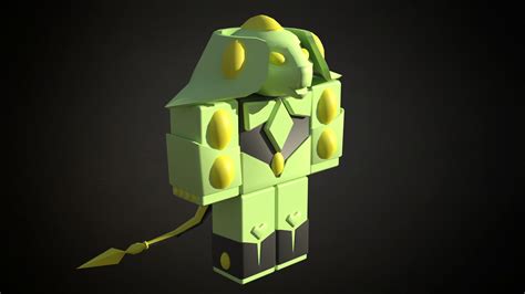 3d Model Jojo Echoes Act 2 Roblox R15 Character Vr Ar Low Poly