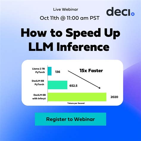 Webinar Faster Llm Inference Speeding Up Decilm 6b With Infery Llm