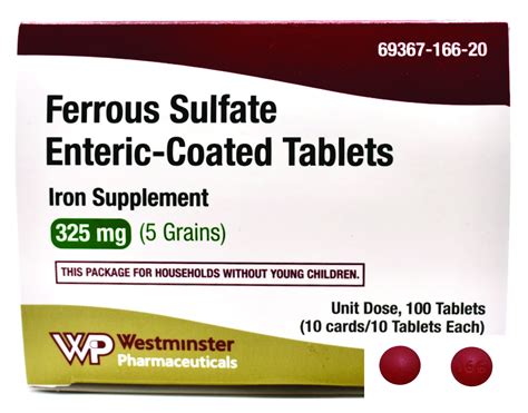 Ferrous Sulfate Enteric Coated Tablets — Wprx