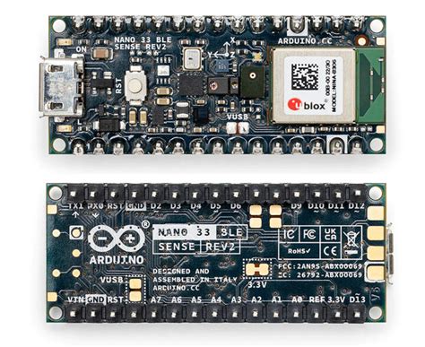 Arduino Nano 33 BLE Sense Rev2 Switches To BMI270 BMM150 IMUs HS3003 Temperature Humidity