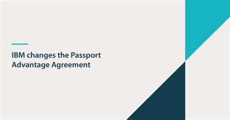 IBM Radically Changed The Passport Advantage Agreement Do You Know How It Impacts You