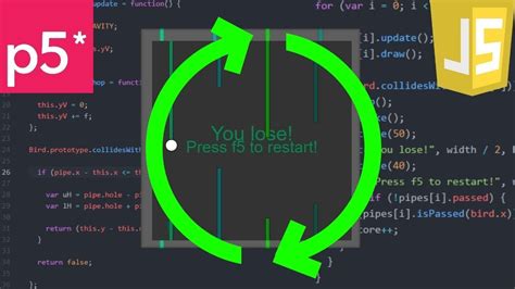 Refactoring A Game A Day 7 Javascript Flappy Bird Youtube