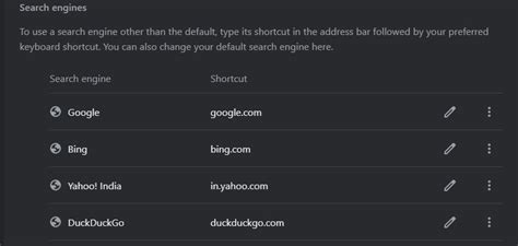Search Engine Shortcut On Internet Browser Dazvow